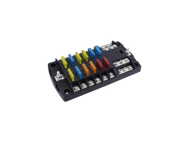 Click here for Yingshan 100A 32V 12 Way Blade Fuse Block Fuse Box... prices
