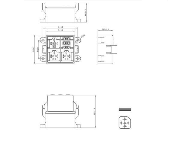 Click here for Yingshan 12V 3-Way Fuse Relay Box With 4-Pin 40A R... prices