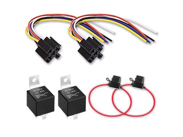 Click here for Paiying New 12V 40A 5Pin Relay & Socket & Fuse-hol... prices