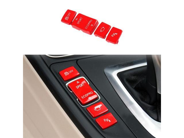 Click here for Yassdwbn 4Pcs Red Gear Shift Button Cover For BMW... prices