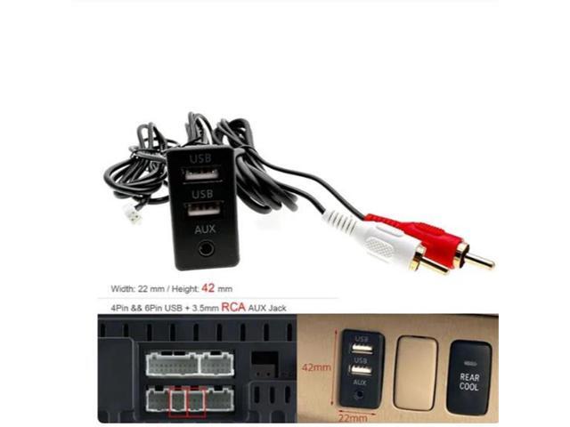 Click here for Paiying Car Navigation 4 Pin 6 Pin to Dual USB+AUX... prices