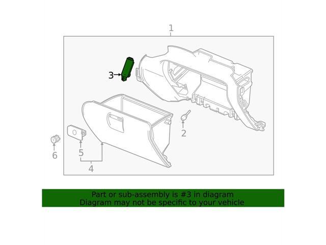 Click here for Yingshan For 2018-2023 Traverse Glove Box Door Dam... prices