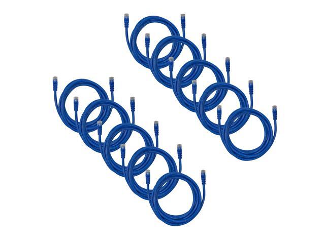 Click here for 10-Pack Cat6a Network Ethernet Cable in Blue Snagl... prices