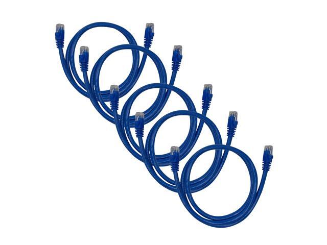 Click here for 5-Pack Cat6a Network Ethernet Cable in Blue Snagle... prices