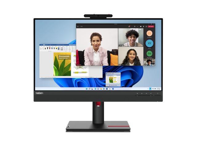 Lenovo Tiny-In-One 24 Gen 5 23.8" 16:9 Full Hd Touchscreen Ips Wled Lcd Monitor  Black - Black