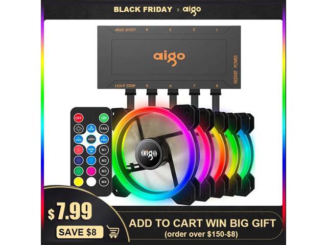 Click here for DR12 120mm Cooler Fan Double Aura RGB PC Fan Cooli... prices