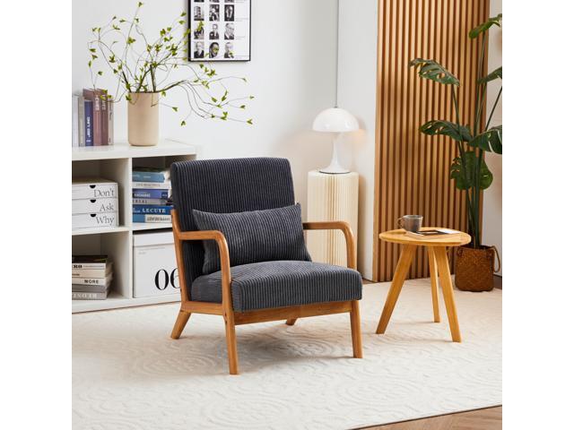 Click here for VANBOW Modern Accent Chair - Rubberwood Frame  Erg... prices