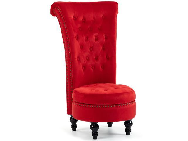 Click here for VANBOW High Back Throne Royal Chair  Velvet Armles... prices