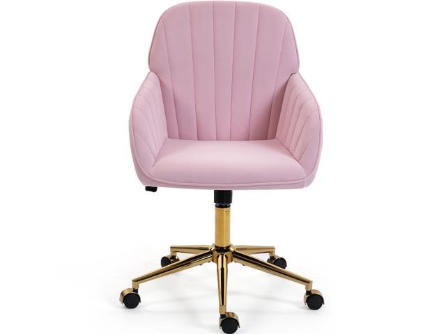 Click here for VANBOW Velvet Home Office Chair with Gold Base and... prices