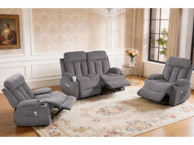 Click here for VANBOW Manual Recliner Sofa Set  3 Piece Reclining... prices