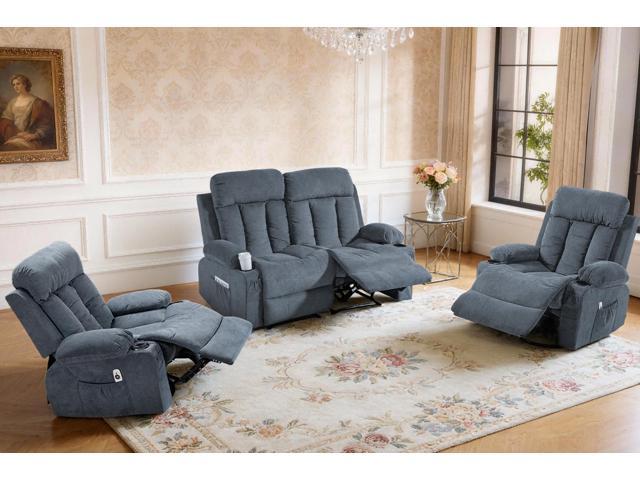 Click here for VANBOW Manual Recliner Sofa Set  3 Piece Reclining... prices