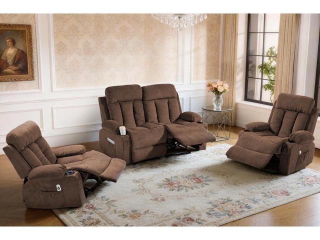 Click here for VANBOW Manual Recliner Sofa Set  3 Piece Reclining... prices