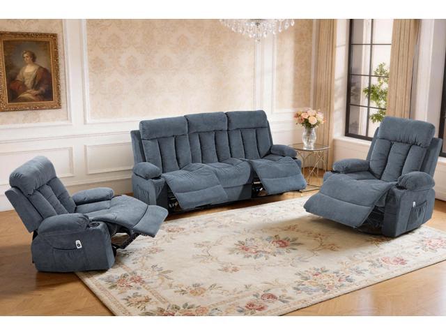 Click here for VANBOW Manual Recliner Sofa Set  3 Piece Reclining... prices