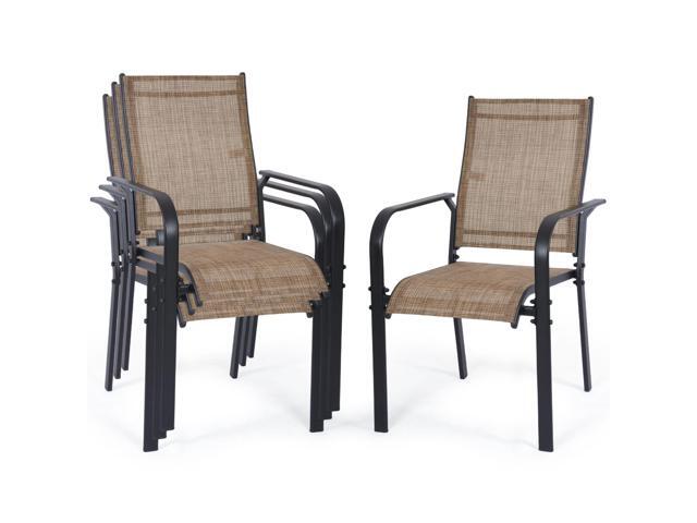 Click here for VANBOW Patio Chairs Set of 4  Outdoor Dining Chair... prices