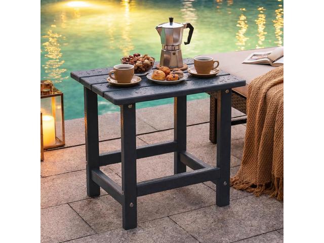 Click here for VANBOW HDPE Outdoor Side Table - All Weather Perfo... prices