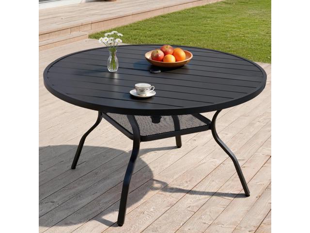 Click here for VANBOW 55 Outdoor Dining Table for 6-8  Metal Roun... prices