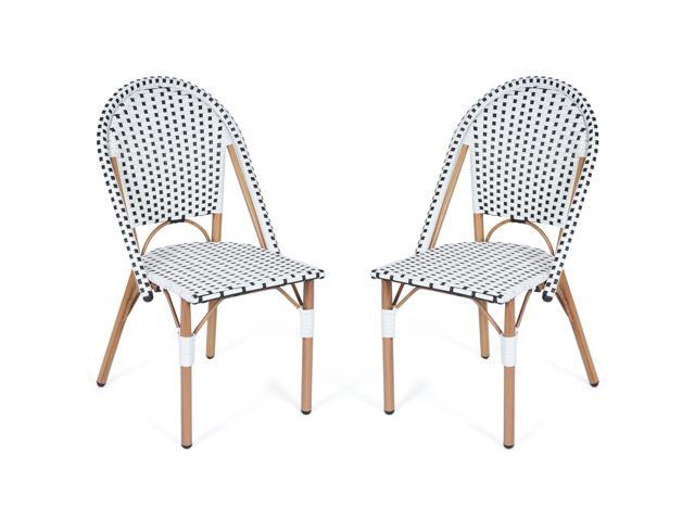 Click here for VANBOW French Bistro Chairs Set of 2  Hand-Woven P... prices