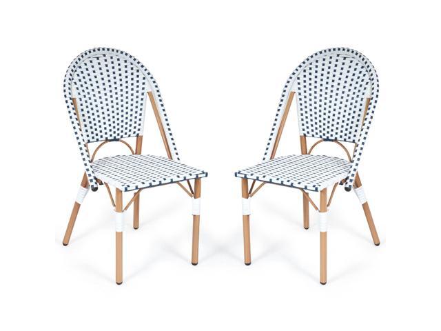 Click here for VANBOW French Bistro Chairs Set of 2  Hand-Woven P... prices