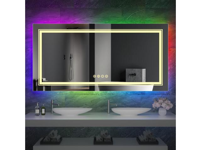 Click here for LED Colorful RGB Backlit Bathroom Mirror  Shatterp... prices