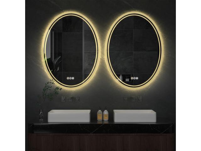 Click here for Led Oval Illuminated Bathroom Mirror Wall Mounted... prices