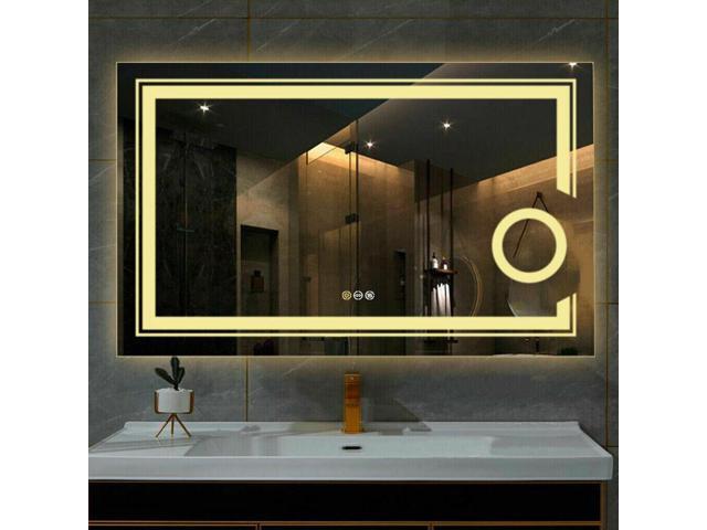 Click here for LED Lighted Smart Bathroom Mirror 3X Magnifier Wal... prices