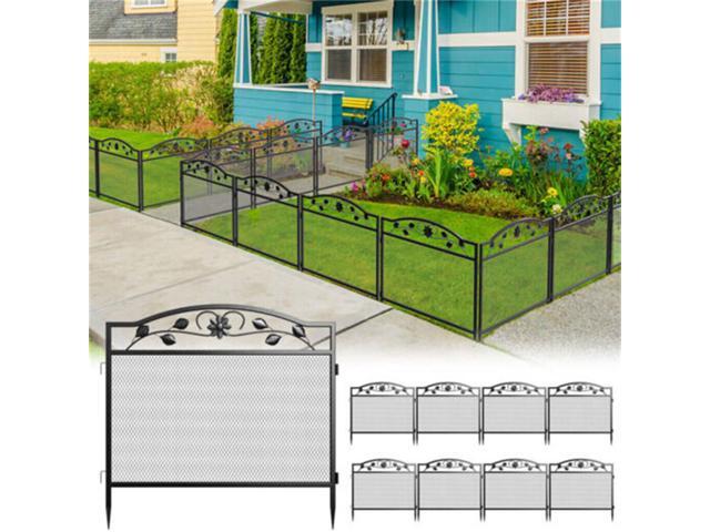 Click here for 5X Decorative Garden Fence Panel Rustproof Wire Me... prices