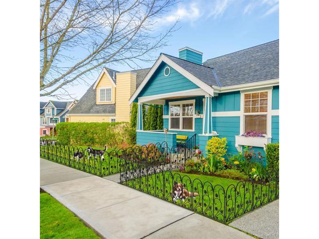 Click here for 5X Decorative Garden Fence Panel Rustproof Wire Me... prices