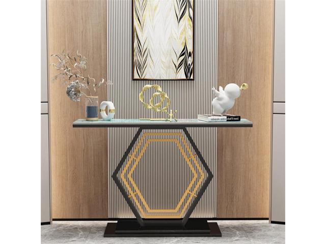 Click here for Luxury Marble Console Table Entryway Hallway Side... prices
