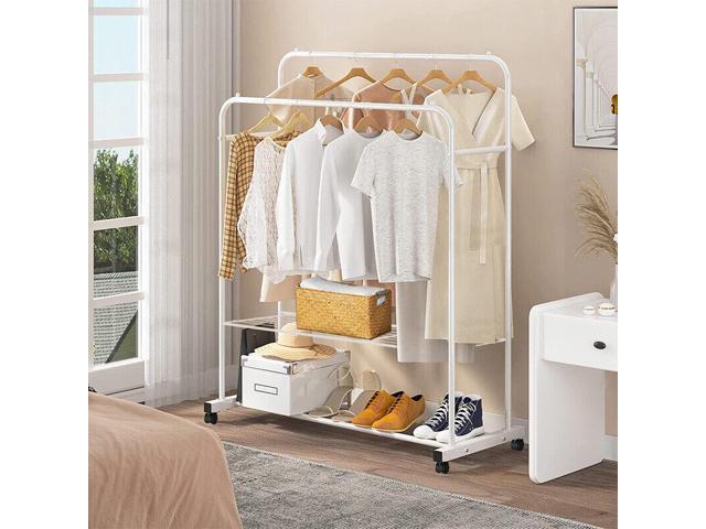 Click here for Dual Rail large capacity metal coat rack Double Ga... prices