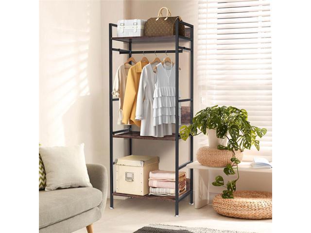 Click here for Rustic Entryway Clothes Rack Industrial Garment Ra... prices