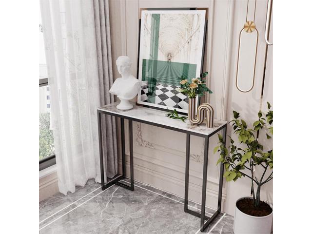 Click here for Firm Marble Console Table Accent Sofa Behind Table... prices