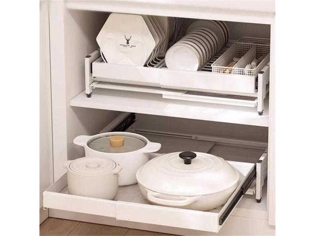 Click here for Dual-Track Pull Out Cabinet Organizer Dish Drying... prices