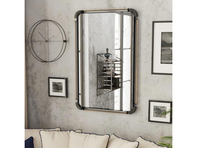 Click here for UNHO Farmhouse Industrial Iron Pipe Mirror Rustic... prices