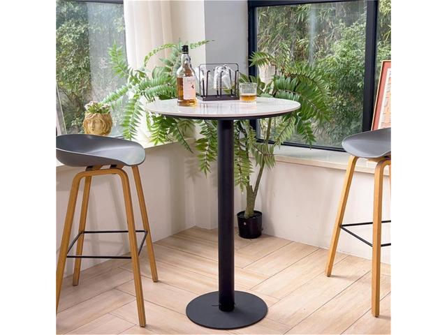 Click here for 105 cm High Marble Cocktail Bar Table Round Bistro... prices
