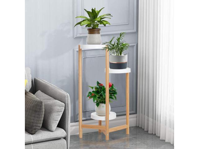 Click here for UNHO 3 Tier Plant Stand Bamboo Plant Holder Flower... prices