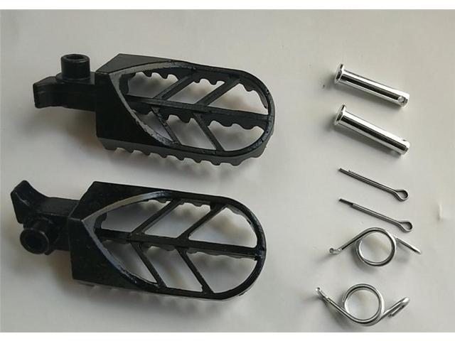 Click here for Paiying 2Pcs Black Dirt Pit Bike Front Foot Peg Fo... prices