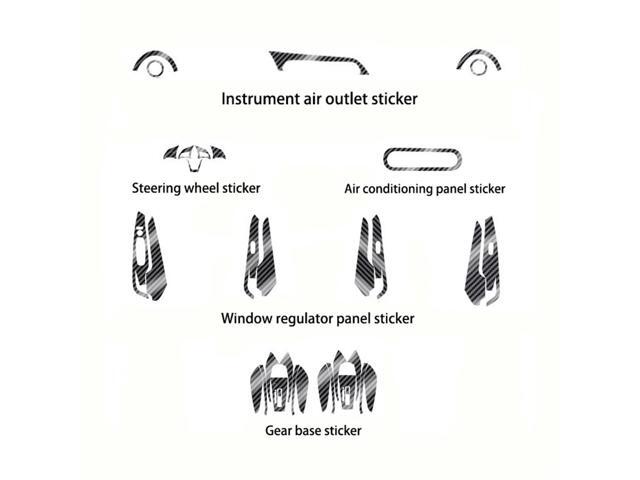 Click here for Paiying 5D Carbon Fiber Pattern Car Interior Decal... prices