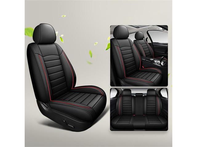 Click here for Acaigel Black Red 5-Seats Luxury Wear-resistant Le... prices