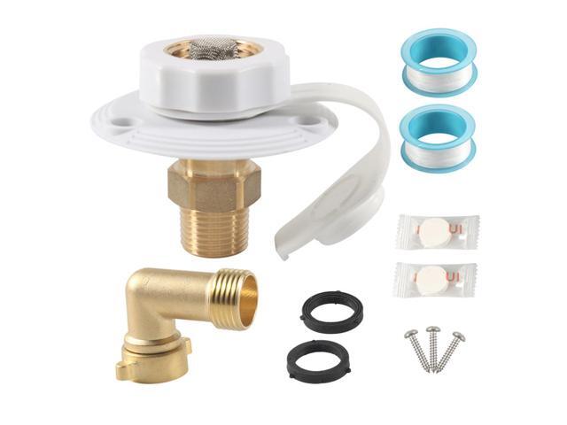 Click here for Yassdwbn Water Fill Inlet Flange Brass with Check... prices