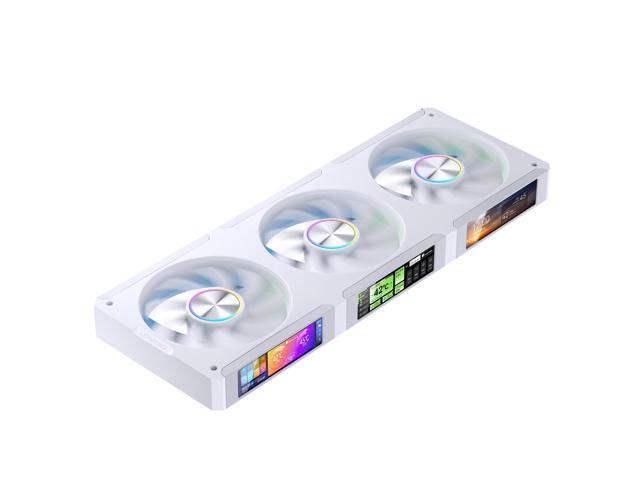 Click here for JONSBO ZC-360W 3.38x3 Screen PC Fan 3 Magnetic 3.3... prices