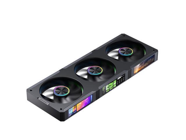 Click here for JONSBO ZC-360B 3.38x3 Screen PC Fan 3 Magnetic 3.3... prices