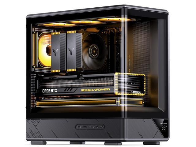 Click here for JONSBO D200 BLACK Micro ATX PC Case  Curved One-pi... prices