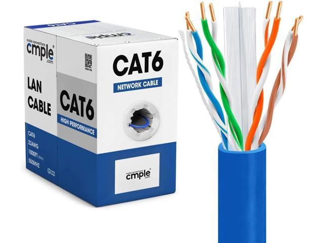 Click here for Cmple - Cat6 Cable 1000ft Bulk Lan Ethernet Cat 6... prices