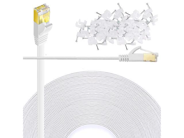 Click here for Comtelek Flat Cat6 Ethernet Cable 200 Ft with Cabl... prices
