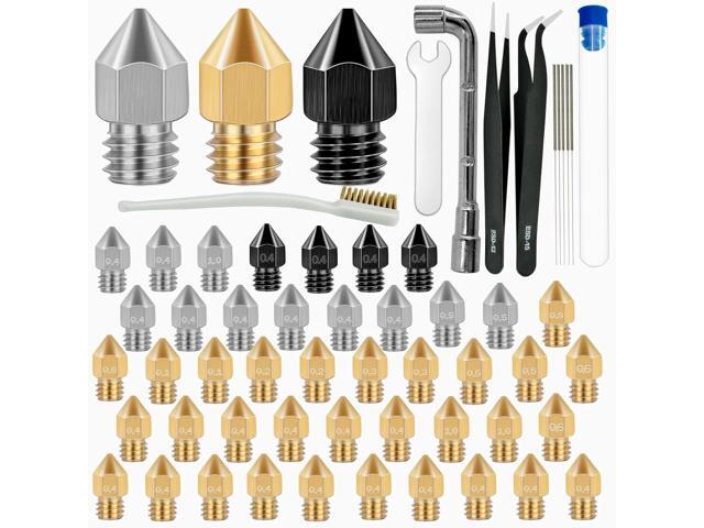 Click here for 50 Pcs 3D Printer Nozzles Hardened Steel Stainless... prices