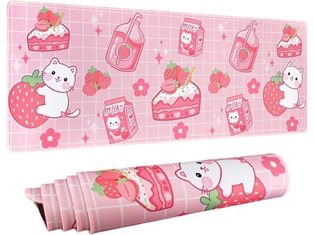 Click here for Kawaii Gaming Mouse Pad  Extended Large Cat Strawb... prices