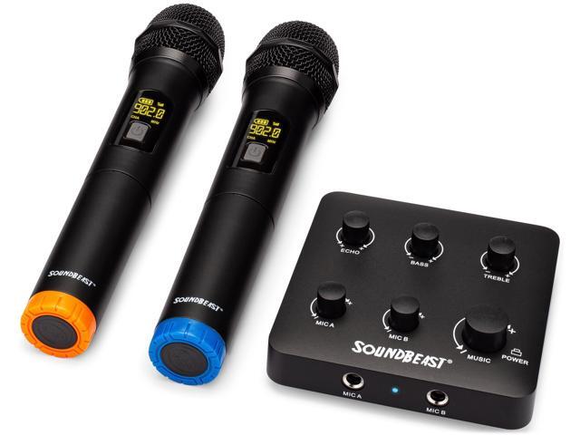 Click here for SoundBeast Wireless Karaoke & PA Mixer System - In... prices