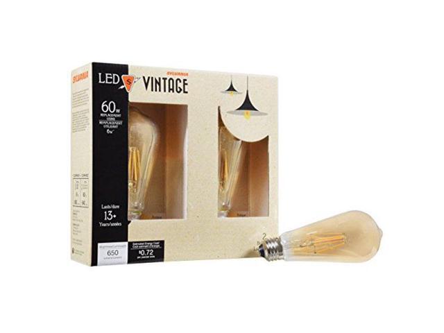 Click here for (2 bulbs) Sylvania ST19 Vintage LED 60 watt replac... prices