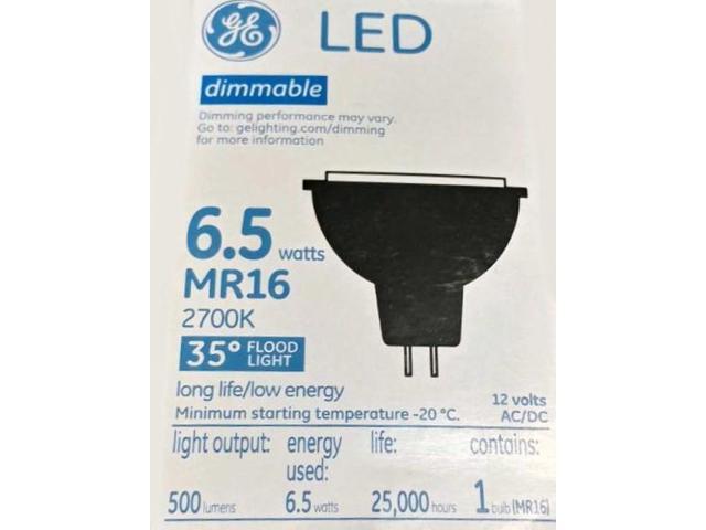 Click here for (case of 6) GE dimmable LED MR16 Flood Light  6.5... prices