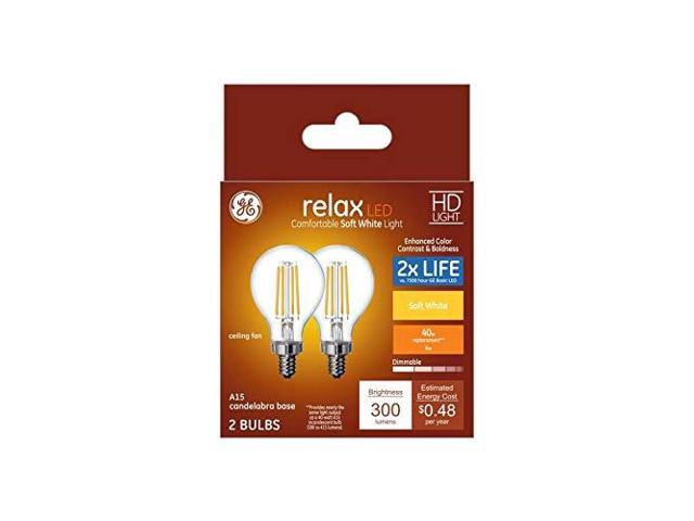 Click here for GE Relax 2-Pack 40 W Equivalent Dimmable Warm Whit... prices